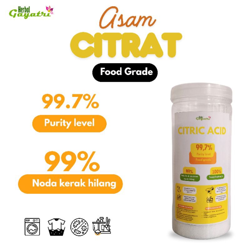 Jual Citric Acid / Asam Sitrat Food Grade 1 Kg | Shopee Indonesia