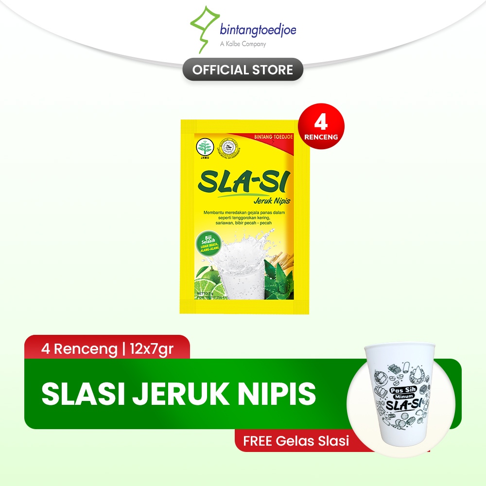 Jual Slasi Jeruk Nipis 4 Renceng (48 Sachet) | Shopee Indonesia