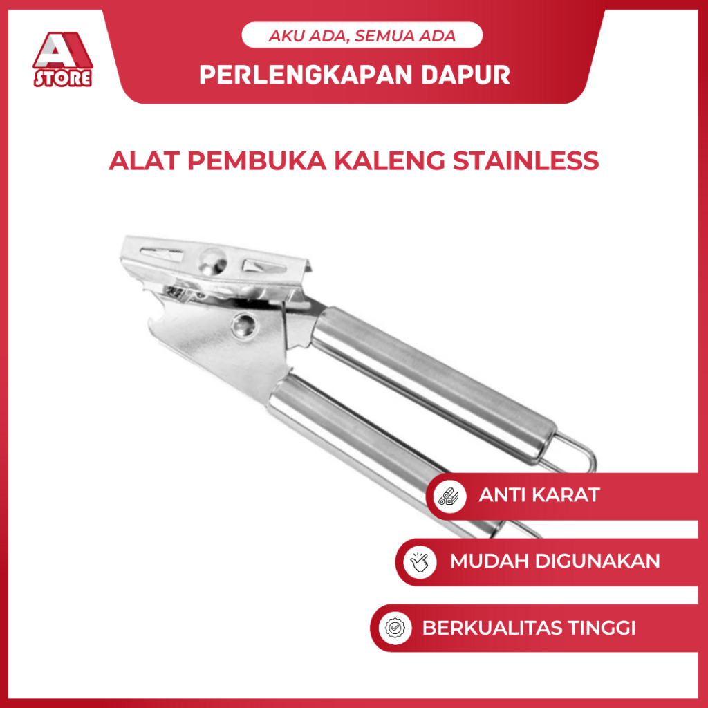 Jual Alat Pembuka Kaleng Manual Stainless Pembuka Kaleng Susu Makanan ...
