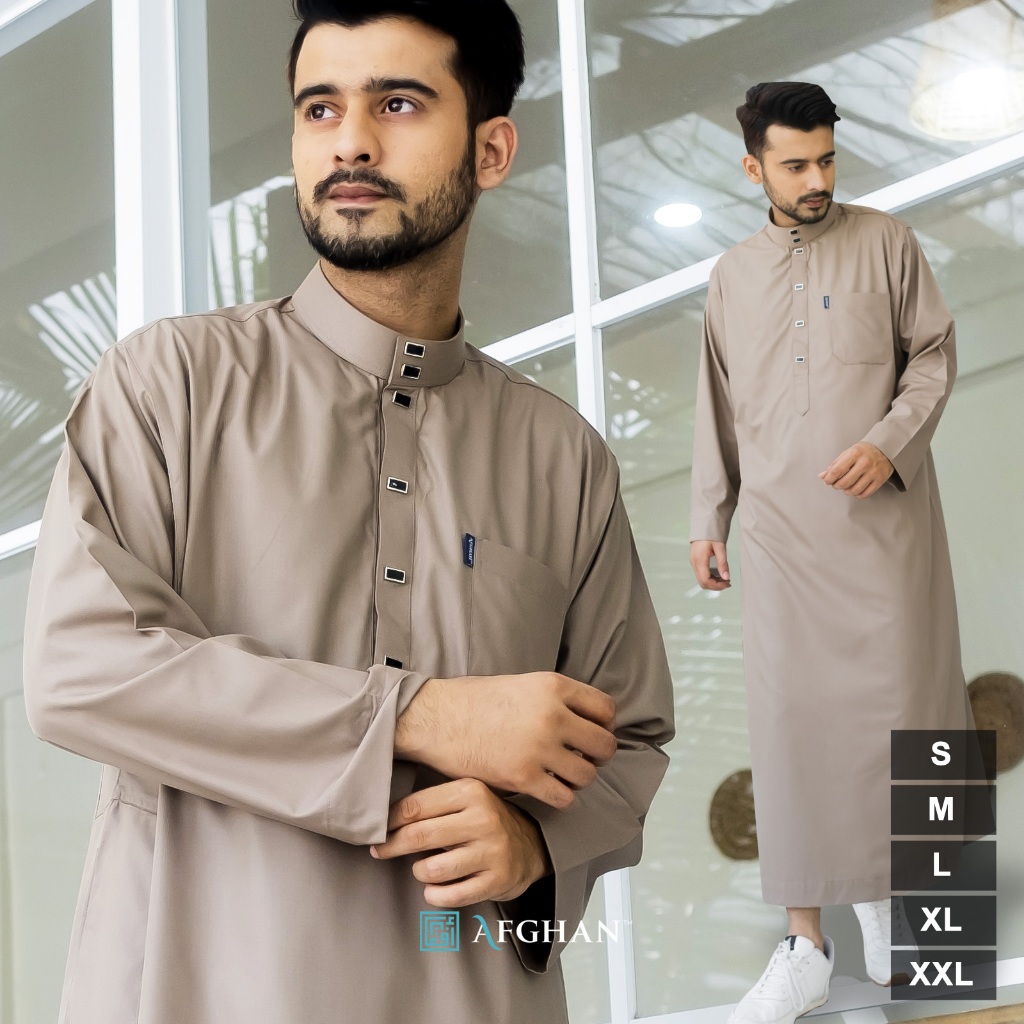 Jual Jubah Abqori Model Thobe Jubah Saudi Reguler Lengan Panjang Dengan ...