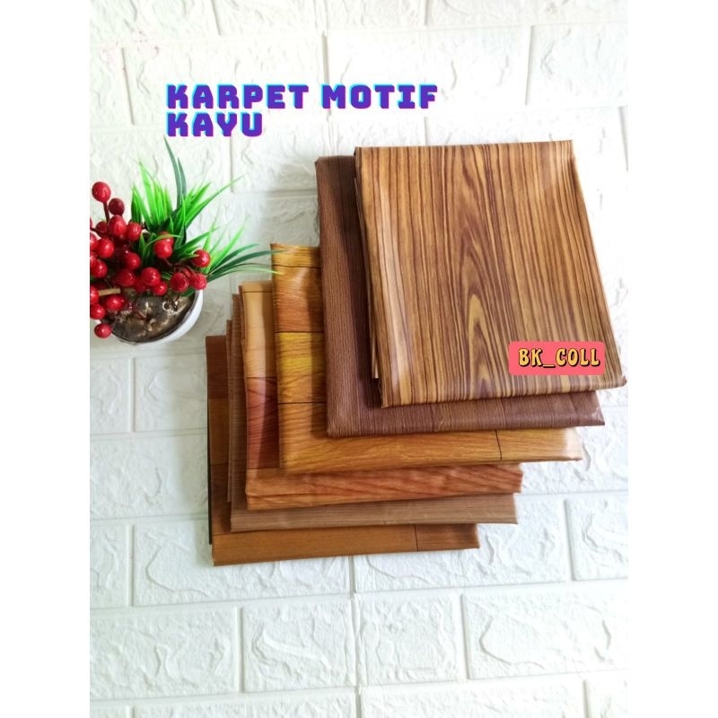 Jual Karpet Lantai VINYL Serbaguna MOTIF KAYU Best Seller (Hrg Per 50cm ...