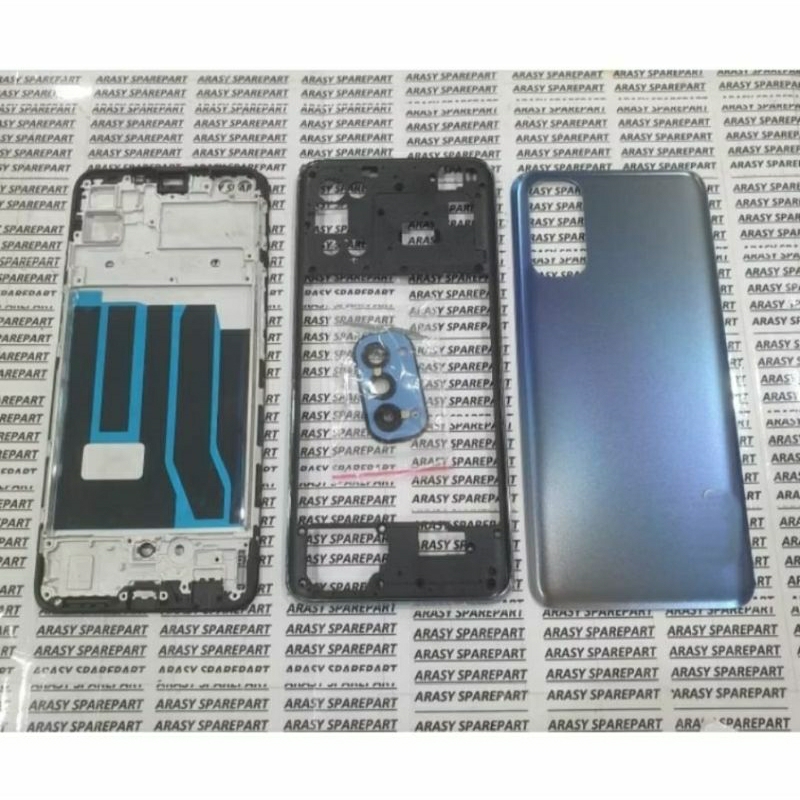 Jual Frame lcd + Bezel + Backdor Oppo Reno 4 4G Back Casing Kesing ...