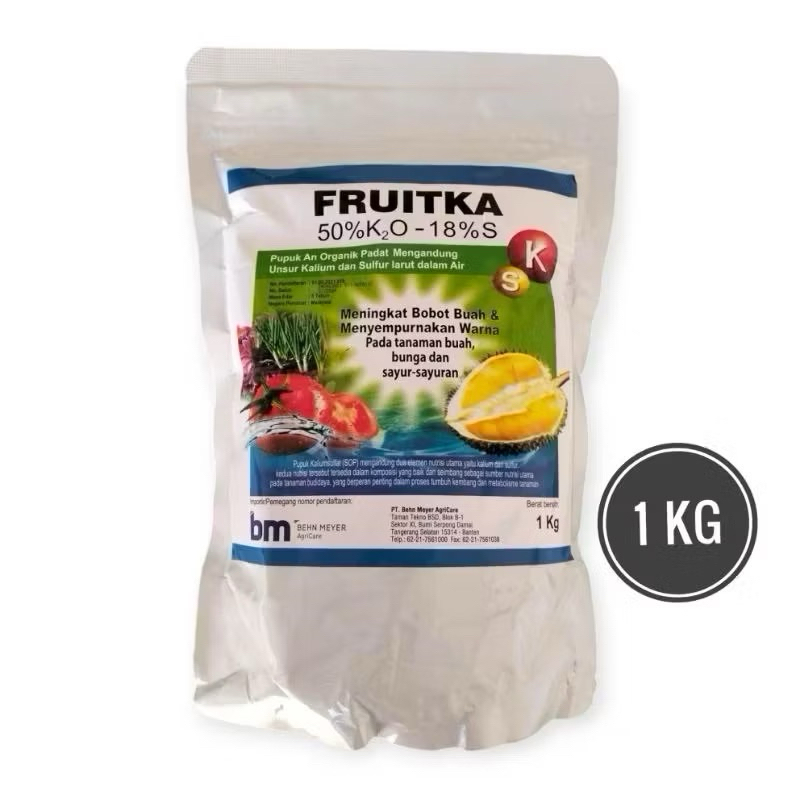 Jual Pupuk Buah FRUITKA 1Kg Behn Meyer Produk Jerman Pupuk Buah Kalium ...