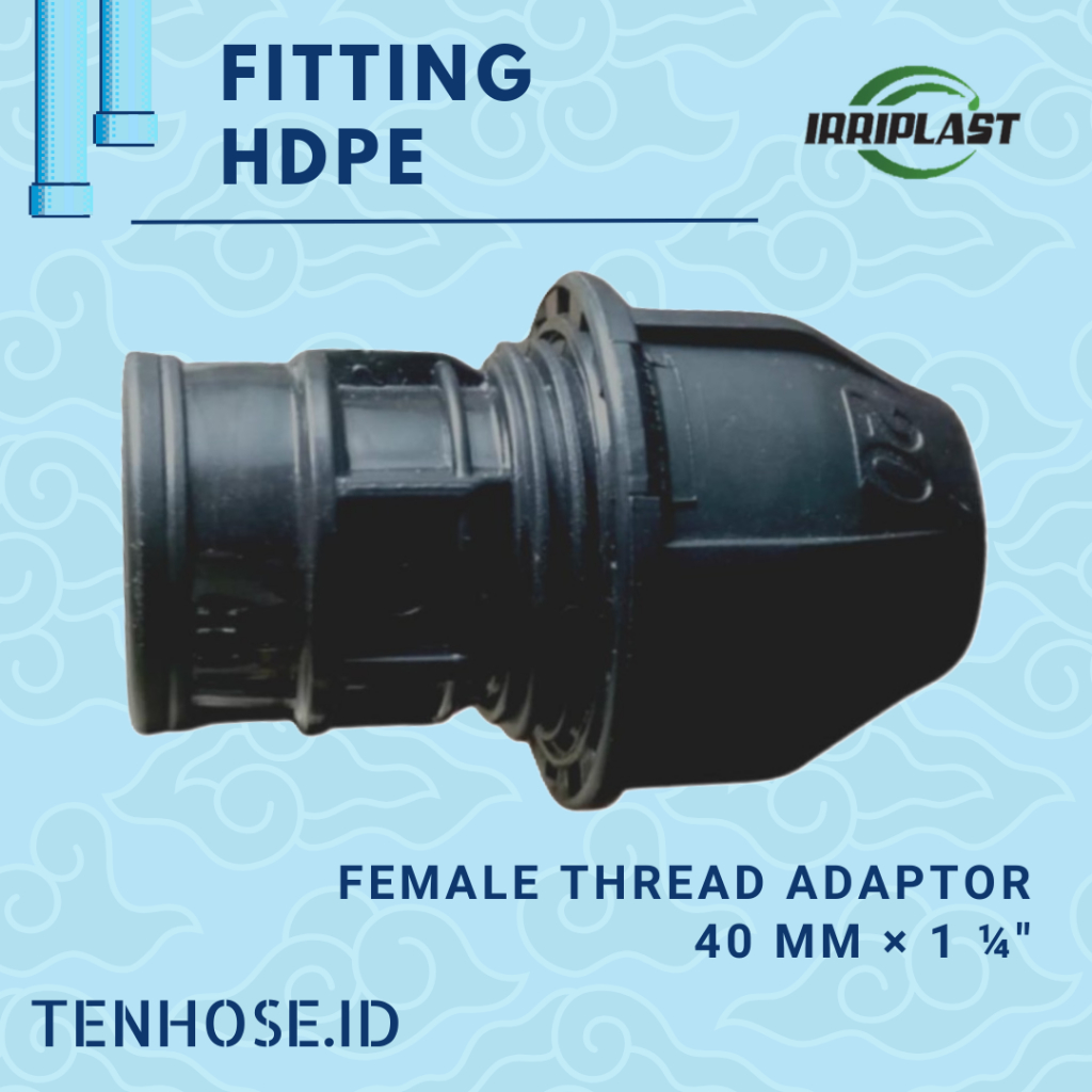 Jual Fitting HDPE Female Thread Adaptor Ukuran 40 MM × 1 ¼" Inch ...