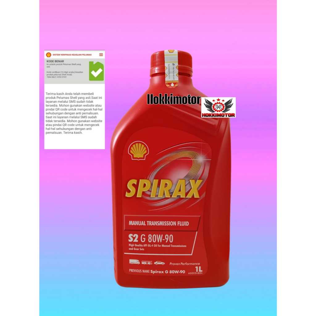Jual Oli Shell Spirax S2 G 80W-90 Transmisi Manual Gardan Persneling ...