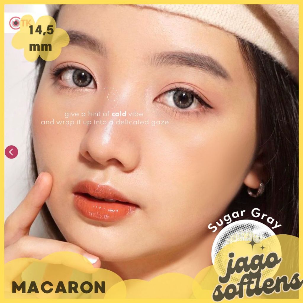 Jual JAGO SOFTLENS BISA COD – SOFTLENS MACARON 14,5MM NATURAL NORMAL BY ...