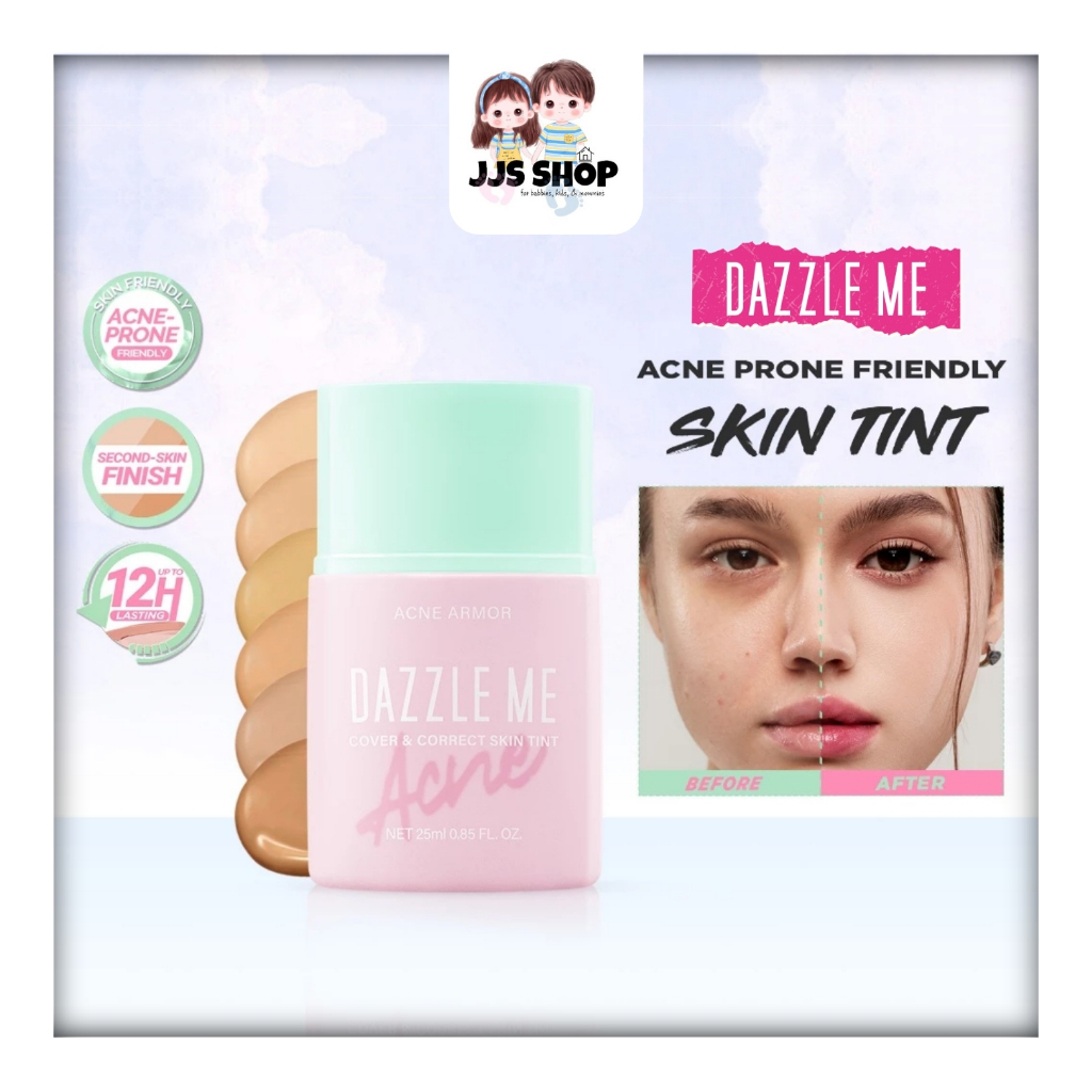 Jual DAZZLE ME Acne Armor Cover & Correct Skin Tint Beauty Liquid ...