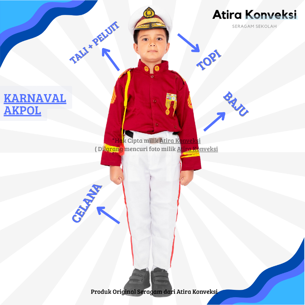 Jual BAJU PROFESI AKPOL / AKADEMI KEPOLISIAN - BAJU KARNAVAL ANAK TK ...