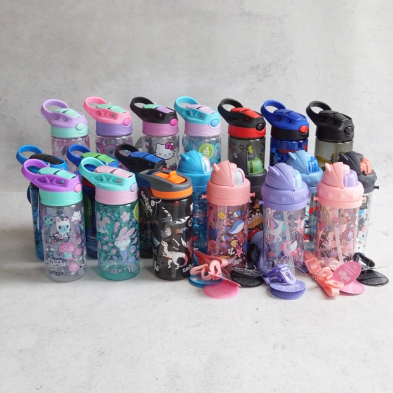 Jual Smiggle Kids Water Bottle | size 400ml 430ml 440ml 650ml 700ml | botol minum sedotan bpa ...
