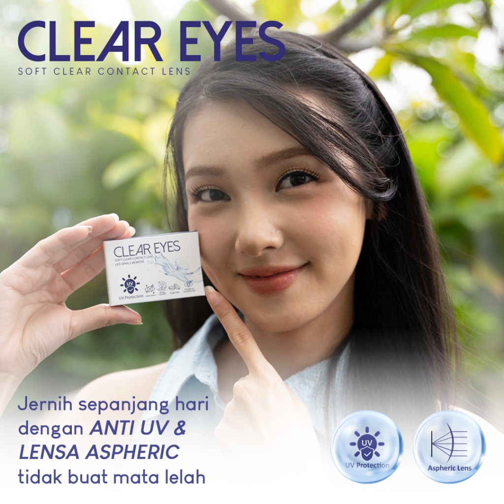 Jual Clear Eyes Softlens - MINUS - Diameter 14.2 mm, Base Curve 8.6 mm ...