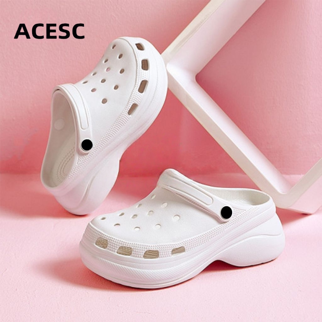 Jual Acesc Sandal Kodok Wanita Dewasa Tinggi 8cm Sandal Jelly Baim ...