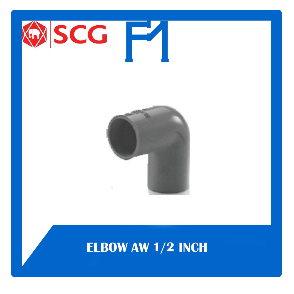 Jual SCG ELBOW AW 1/2 INCH SAMBUNGAN FITTING PIPA AIR PVC KNEE KNEI 1 ...