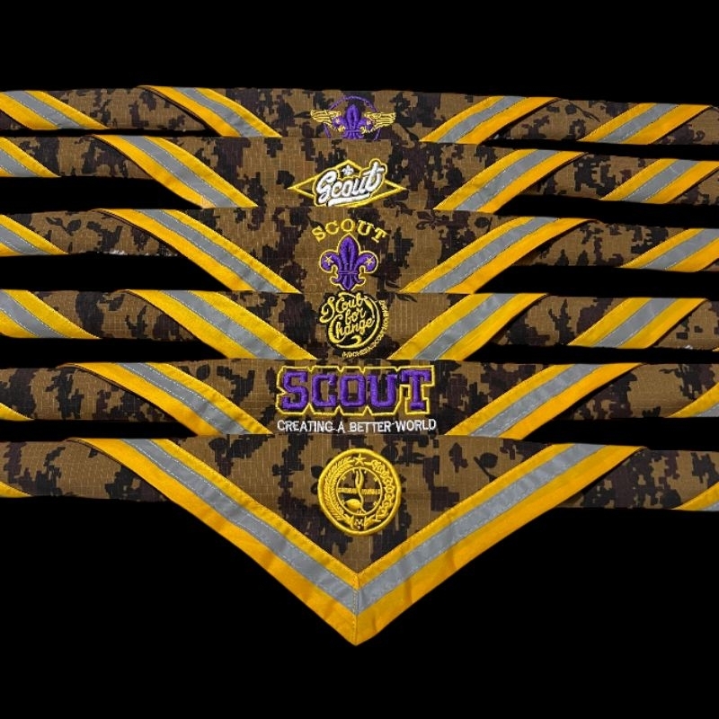 Jual scraft bordir Pramuka model loreng slayer Pramuka keren | Shopee ...