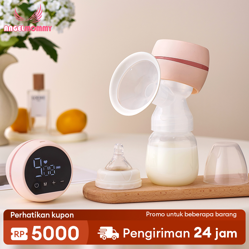 Jual ANGEL MOMMY Pompa ASI Elektrik Kepala Ganda Pengumpul ASI Botol ...