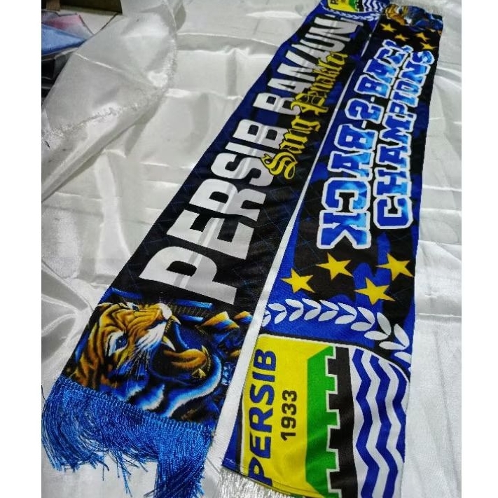 Jual SYAL PERSIB BANDUNG SCRAFT PRINTING B2B CHAMPION bukan RAJUT ...