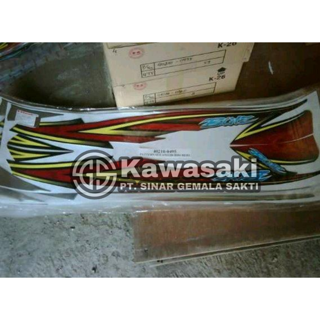 Jual Pattern Set Merah Hitam Kawasaki Blitz (40210-0495) | Shopee Indonesia