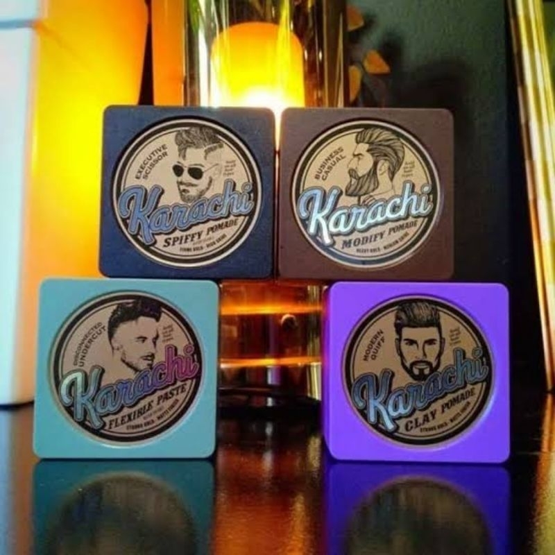 Jual Karachi Pomade 70gr - [ All Variant ] Minyak Rambut Hairstyling ...