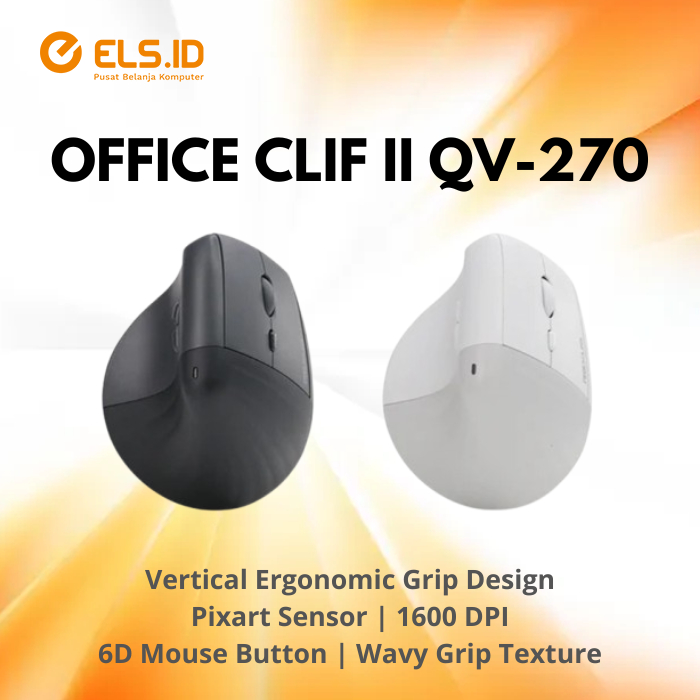 Jual Rexus Office Clif II QV-270 Mouse Wireless Bluetooth 1600 DPI ...