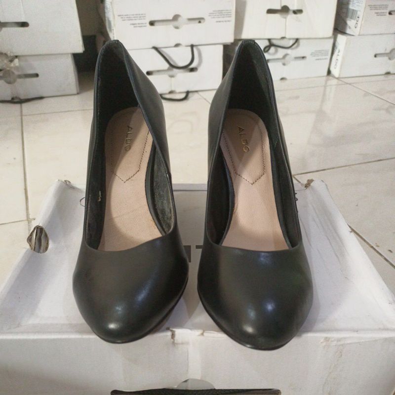 Jual sepatu heels original Aldo size 38cm insole24cm hak 8cm(produk ...