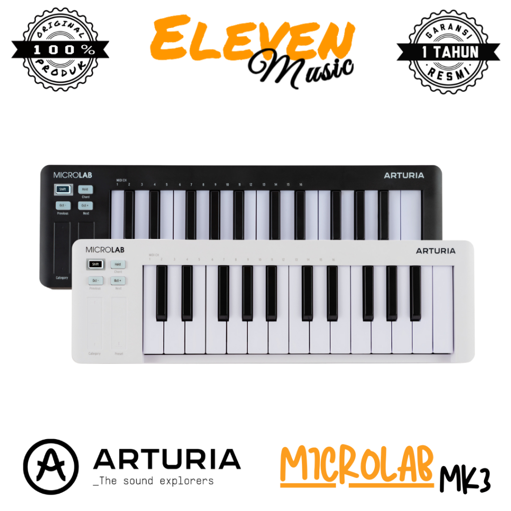 Jual Arturia Microlab MK3 MIDI Keyboard Controller Original | Shopee Indonesia