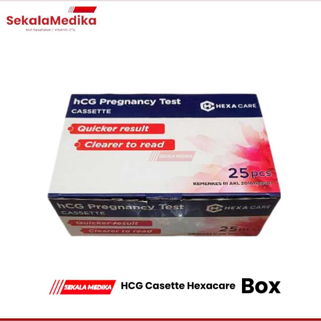 Jual Test Kehamilan Casette Testpack Cassete Hexacare Pregnancy Tespack ...