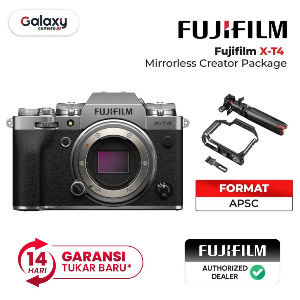 Jual Fujifilm X-T4 Creator Package Fuji XT4 XT-4 Creator Garansi Resmi | Shopee Indonesia