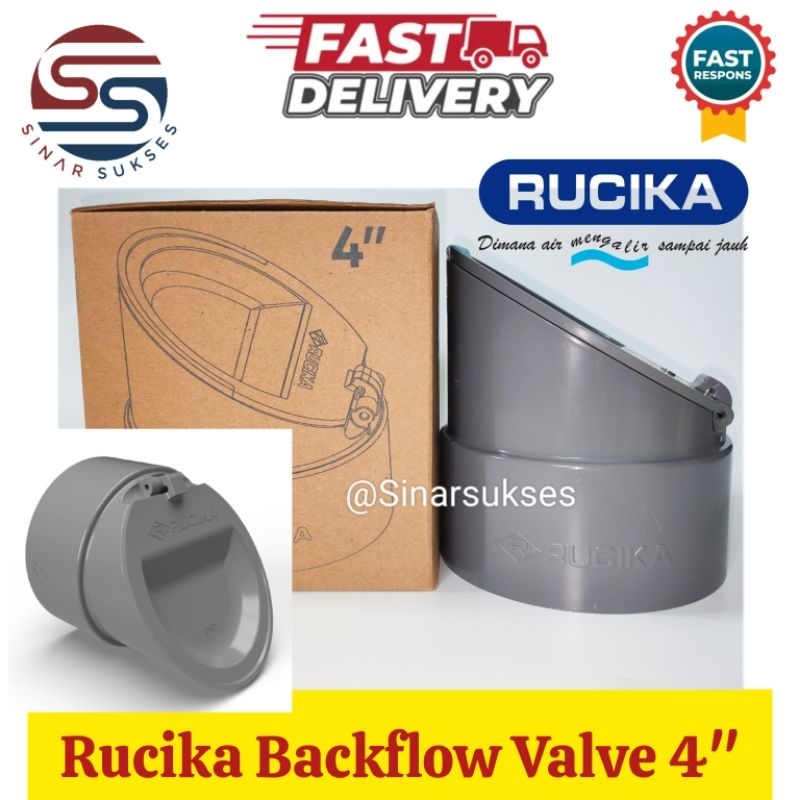 Jual Rucika Backflow Valve 4 inch/ Backflow Valve 4 inch Rucika Anti ...