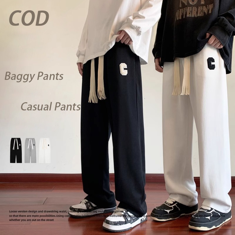 Jual KeyBoy celana panjang pria baggy kulot celana cowok dewasa gombrang casual pants korean ...