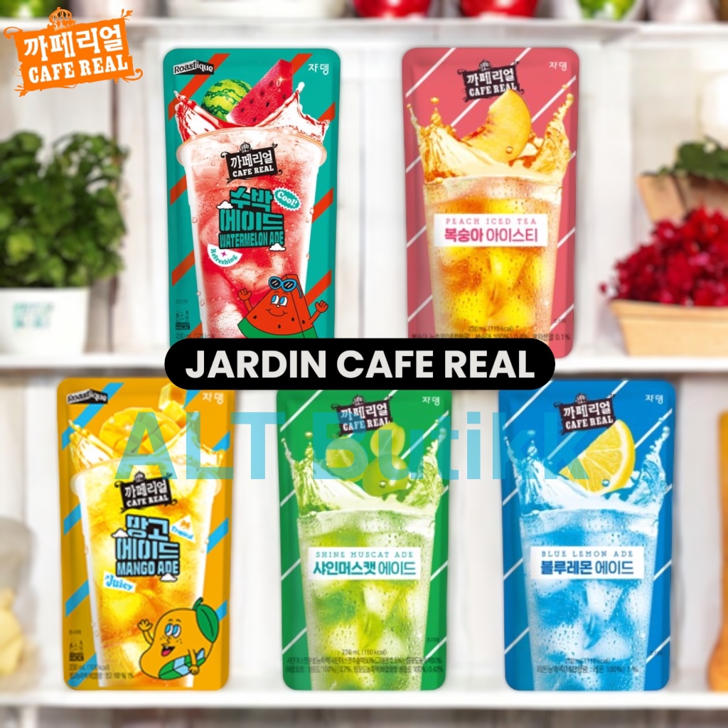 Jual JARDIN - CAFE REAL | ICED PEACH TEA - BLUE LEMON ADE - SHINE MUSCAT ADE | TEH INSTANT ...