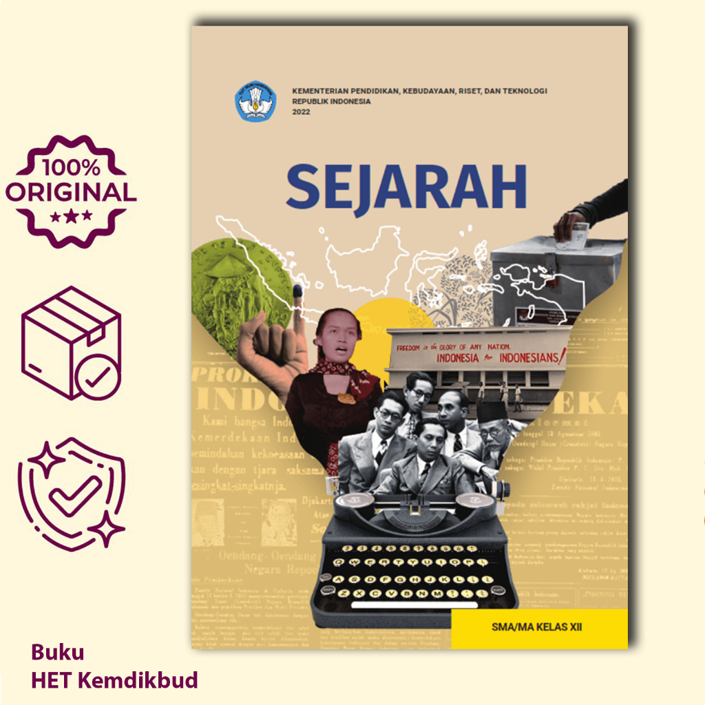 Jual Buku HET Kemdikbud: Sejarah untuk SMA Kelas XII / Buku Paket Sejarah Kelas 12 Kurikulum ...