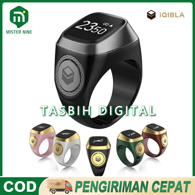 Jual Iqibla Smart Tasbih Digital Ring Tally Counter Ring Zikr1 Ring ...