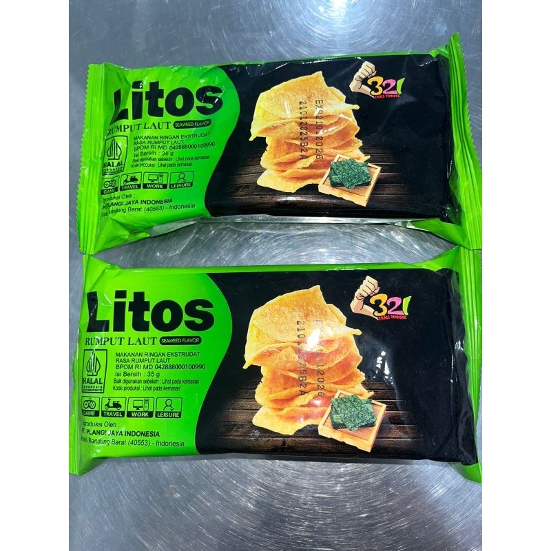 Jual Litos Snack rumput laut 35g | Shopee Indonesia