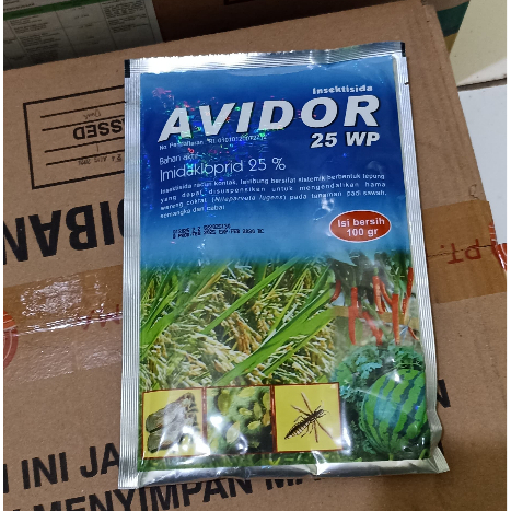 Jual INSEKTISIDA AVIDOR 25 WP KEMASAN 100 GRAM / PEMBASMI HAMA WERENG ...