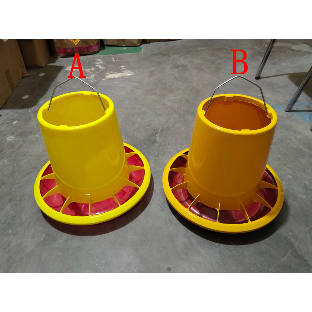 Jual super feeder lock besi fullset tempat alat pakan ternak ayam bebek ...