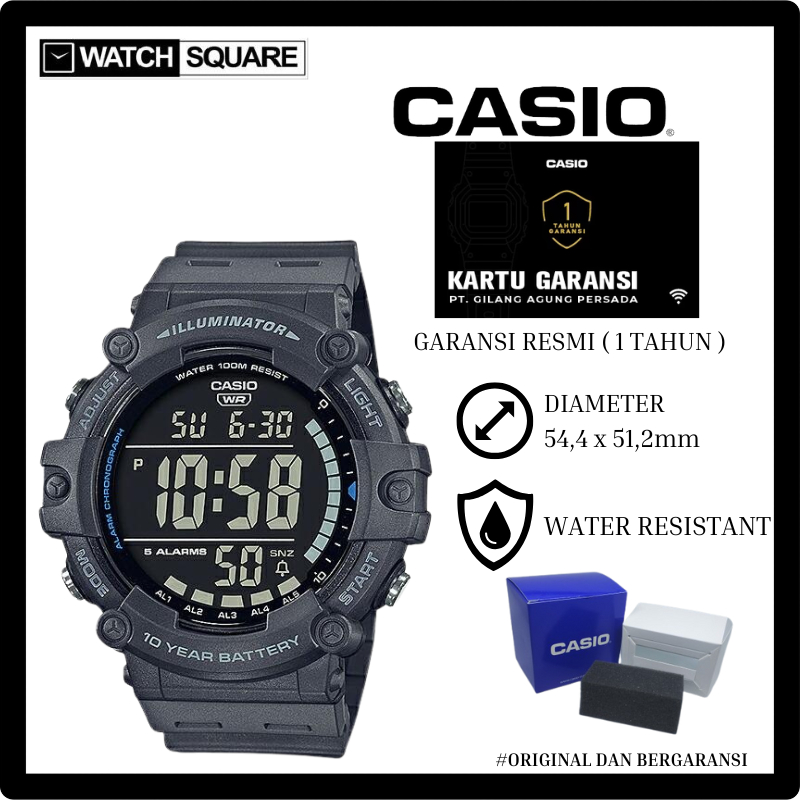 Jual Jam tangan pria original Casio AE-1500WH-8BVDF | Shopee Indonesia