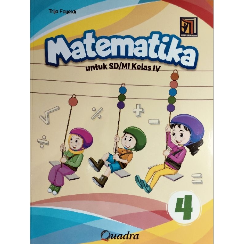 Jual Matematika Kelas 4 SD Penerbit Quadra Kurikulum Merdeka Edisi Terbaru | Shopee Indonesia