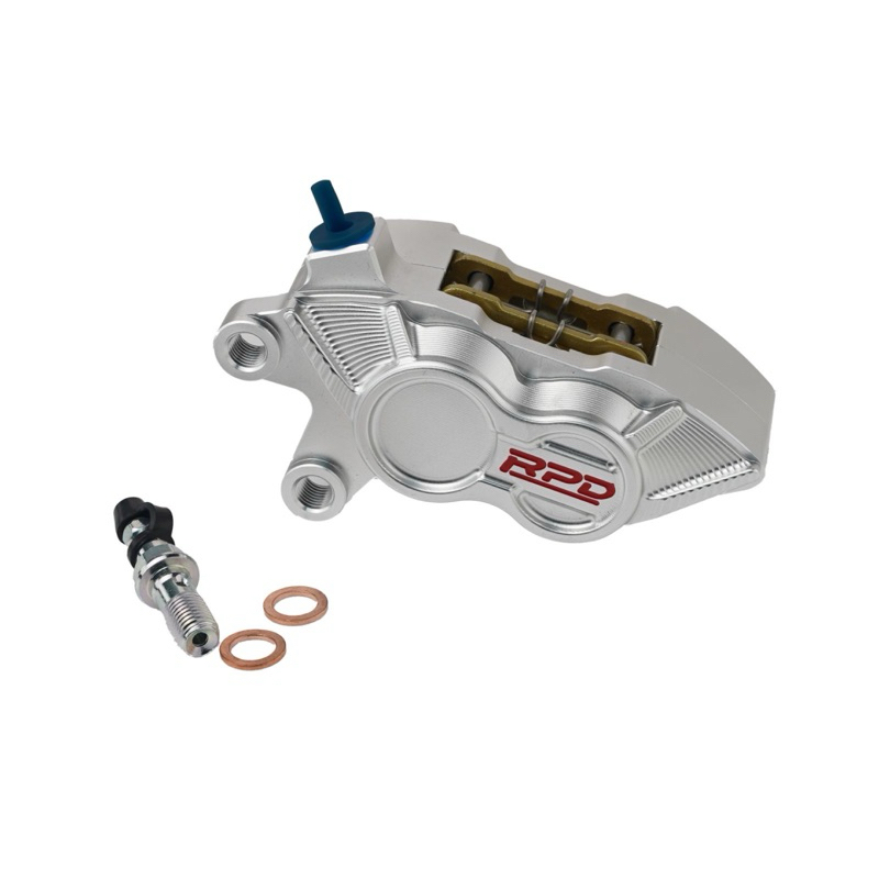 Jual Kaliper 4P RPD Forged Axial Brake Caliper BLITZ 4 Piston with Brake Pad | Shopee Indonesia