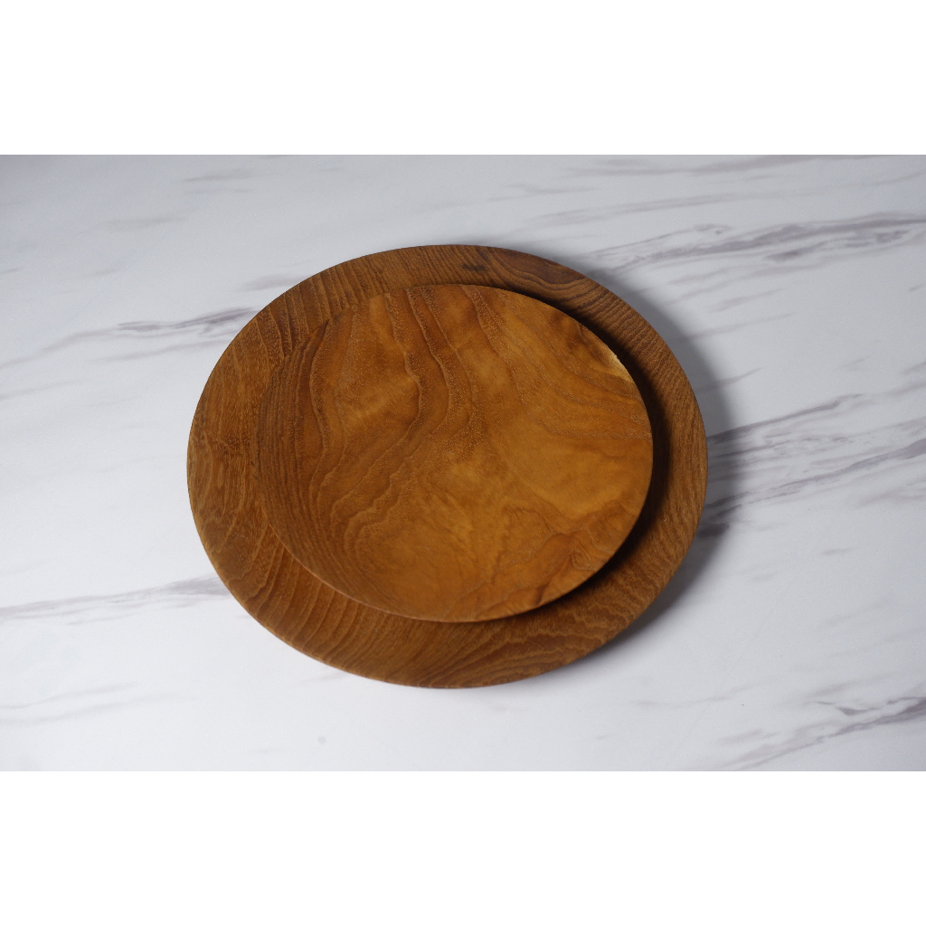 Jual Jati Alasku Piring Kayu Set | Shopee Indonesia