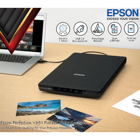 Jual SCANNER FLATBED EPSON PERFECTION V39 II COLOR IMAGE SCANNER ...