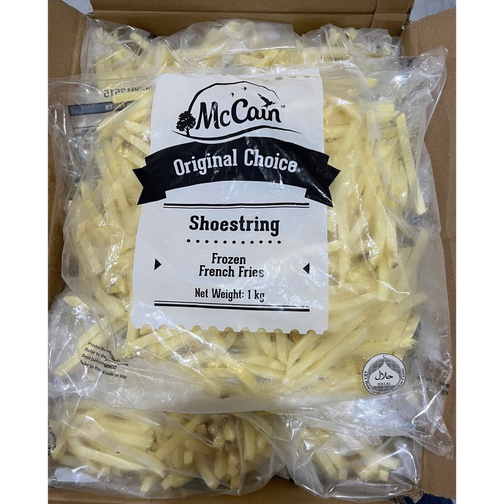 Jual McCain Original Choice Frozen French Fries Shoestring 1 Kg – Mc Cain Kentang Goreng Frozen ...