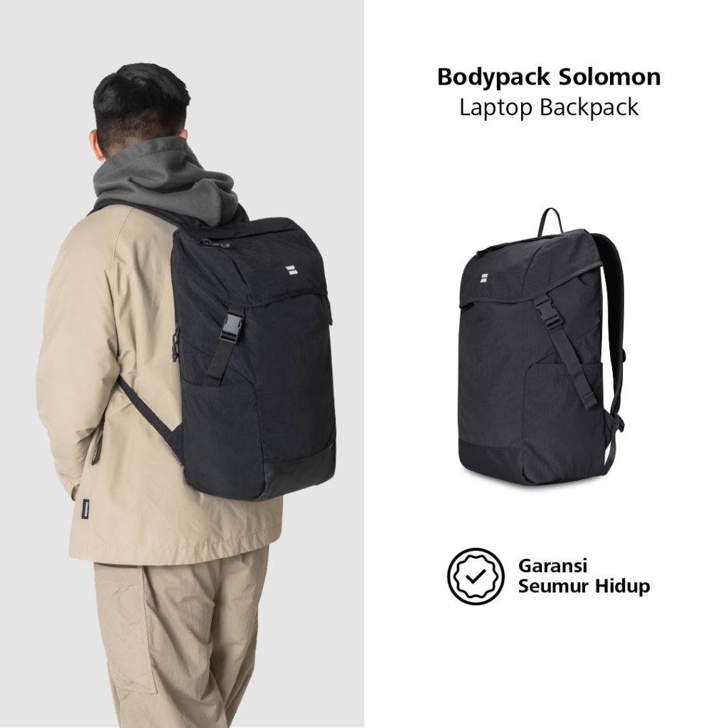 Jual Bodypack Solomon Laptop Backpack 15 Inch Tas Ransel Kerja Kuliah ...