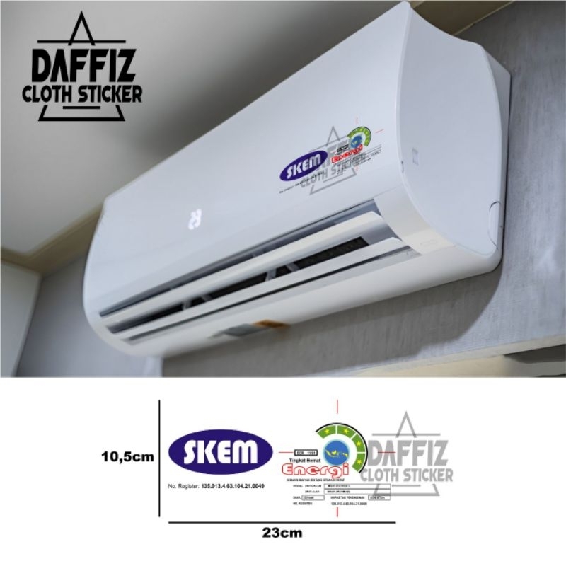 Jual STIKER VINYL DIGITAL AIR CONDITIONER | Shopee Indonesia