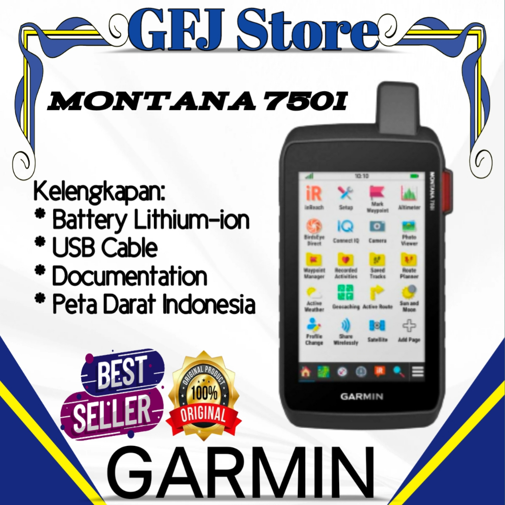 Jual GPS GARMIN Montana 750i ORIGINAL BARU - BERGARANSI | Shopee Indonesia