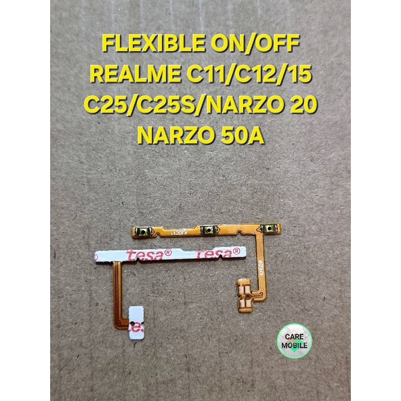 Jual FLEXIBLE ON/OFF+VOLUME REALME C11/C12/C15/C25/C25S/NARZO 20/NARZO 50A | Shopee Indonesia