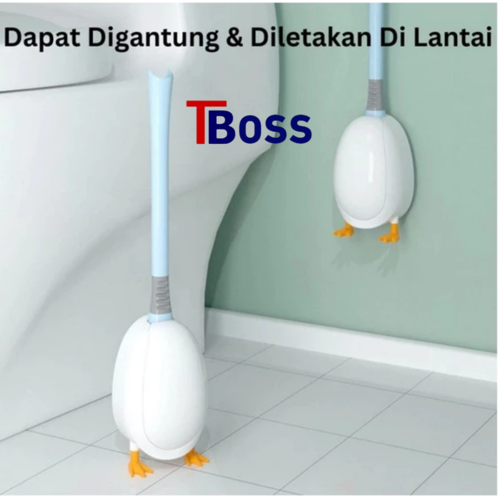 Jual TBOSS Sikat Pembersih Toilet WC Closet Brush Silicone Bentuk Bebek ...