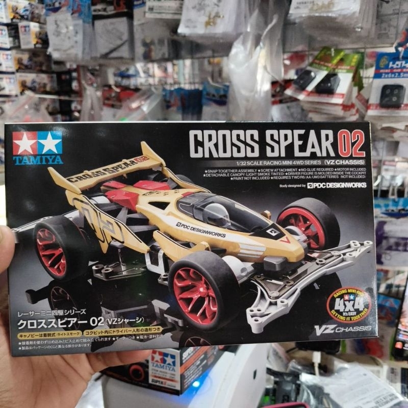 Jual TAMIYA 18104 CROSS SPEAR 02 ( VZ CHASSIS ) | Shopee Indonesia