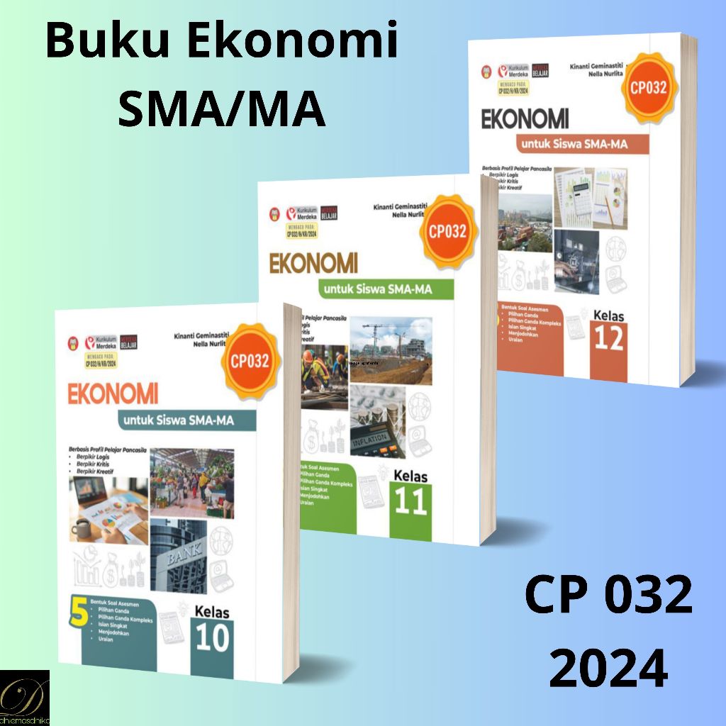 Jual Buku Ekonomi SMA/MA Kelas X/10/XI/11/XII/12 Kurikulum Merdeka ...