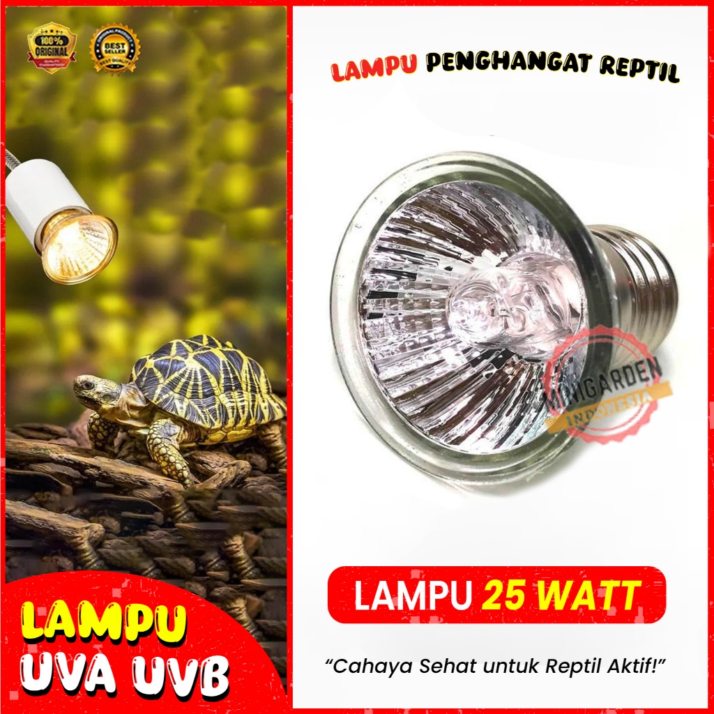 Jual LAMPU UVA UVB lampu reptil lampu penghangat kandang torto kura lampu halogen | Shopee Indonesia