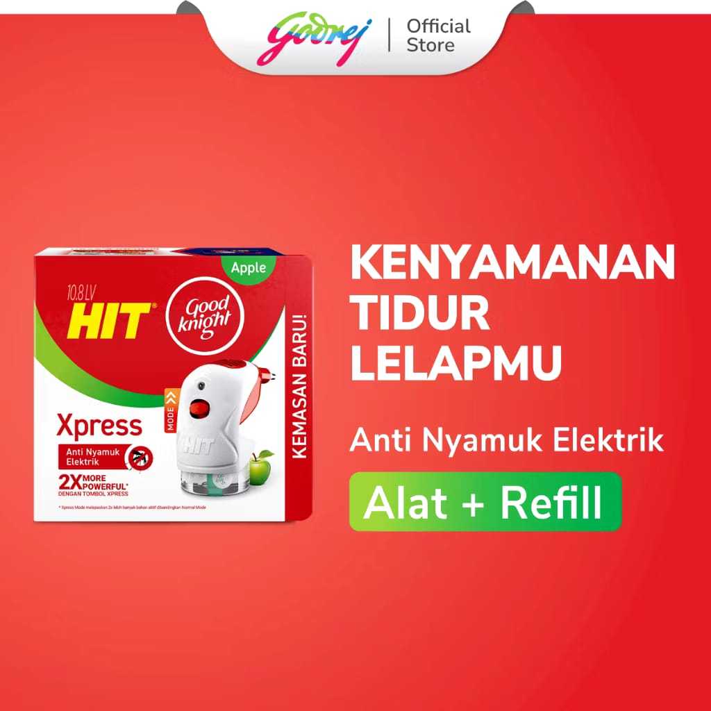Jual Hit GoodKnight Xpress Fresh Aroma Set = Refill - Obat Nyamuk Elektrik - Bunuh Nyamuk ...