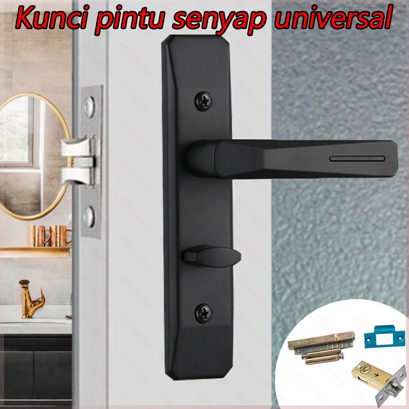 Jual Gagang Pintu Kantor Rumah Alumunium Komplit Door lock Set /Gagang ...